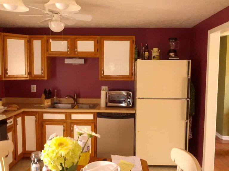 Moving Cabinets to the Ceiling in our Kitchen by B4 and Afters Project Blog
