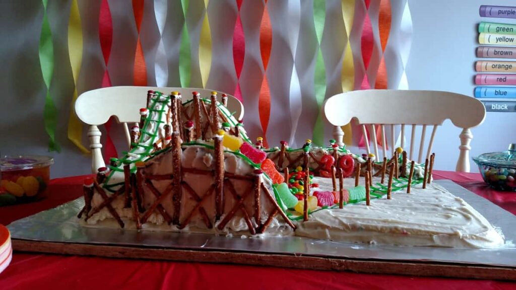 Roller Coaster Cake by Liberty at B4 and Afters Project Blog