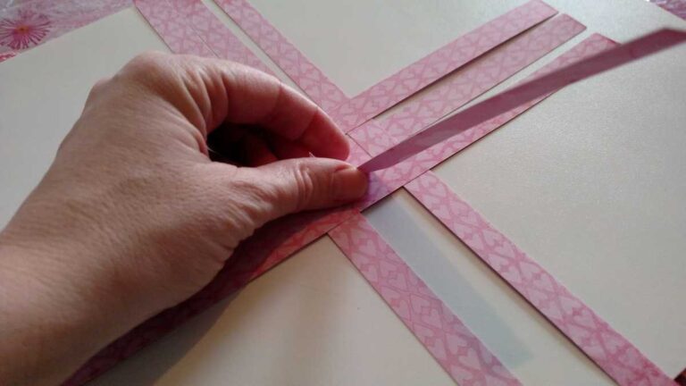 Pink Paper Star by Liberty at B4 and Afters Project Blog