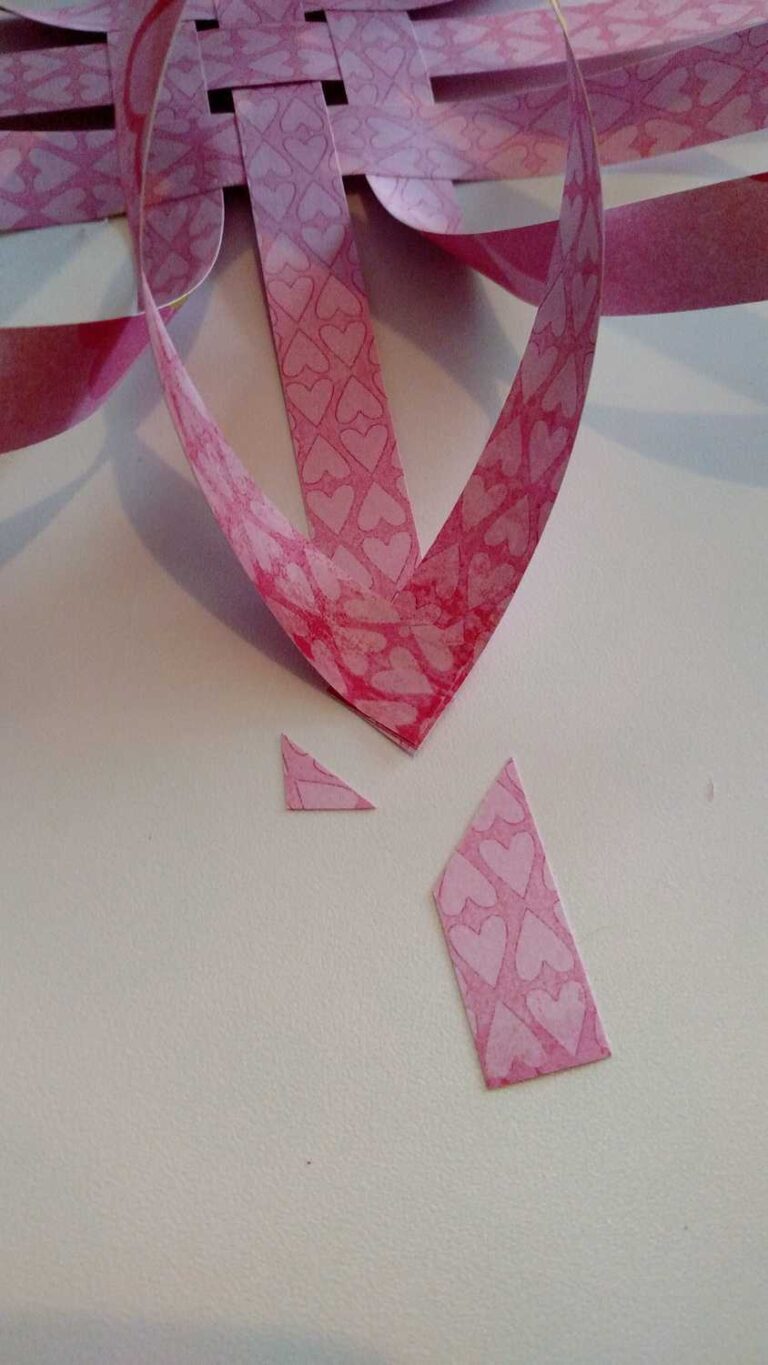 Pink Paper Star by Liberty at B4 and Afters Project Blog