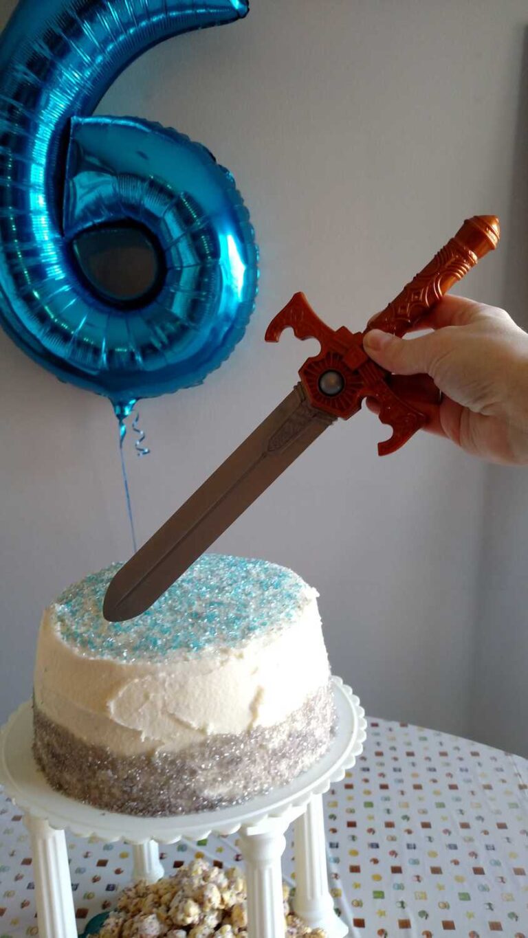 Sword Surprise Cake – B4 and Afters