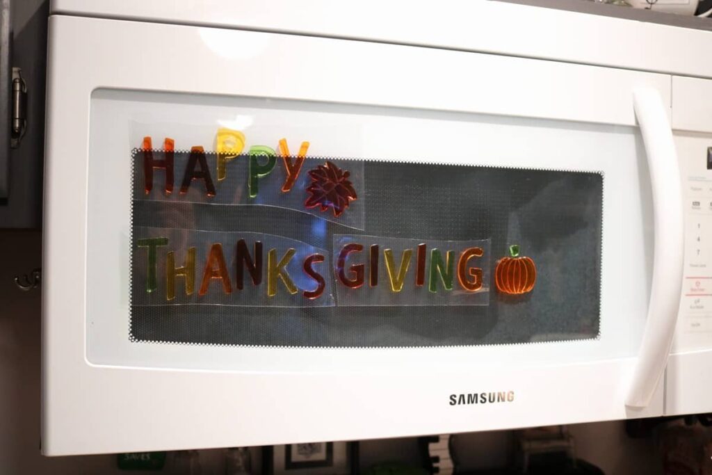 Seasonal Microwave Decor – B4 and Afters