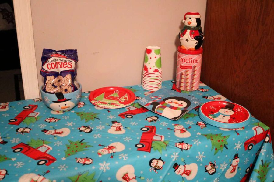 Winter Hospitality - Snack Table Setting – B4 and Afters