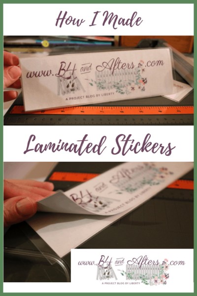 How to Make Laminated Stickers – B4 and Afters using sticker paper