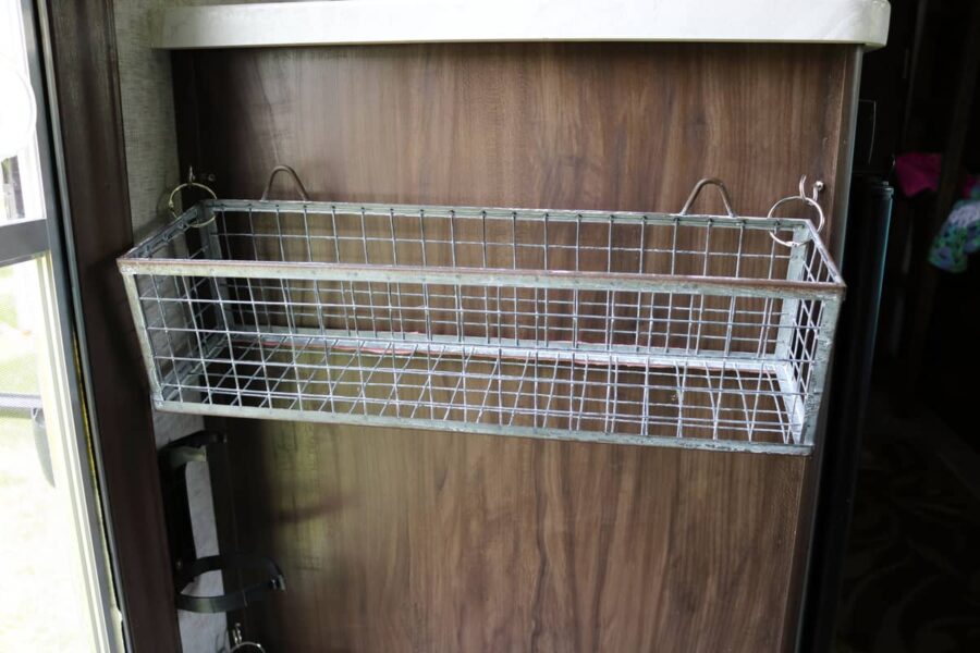 Camper Shoe Storage – B4 and Afters - a creative solution