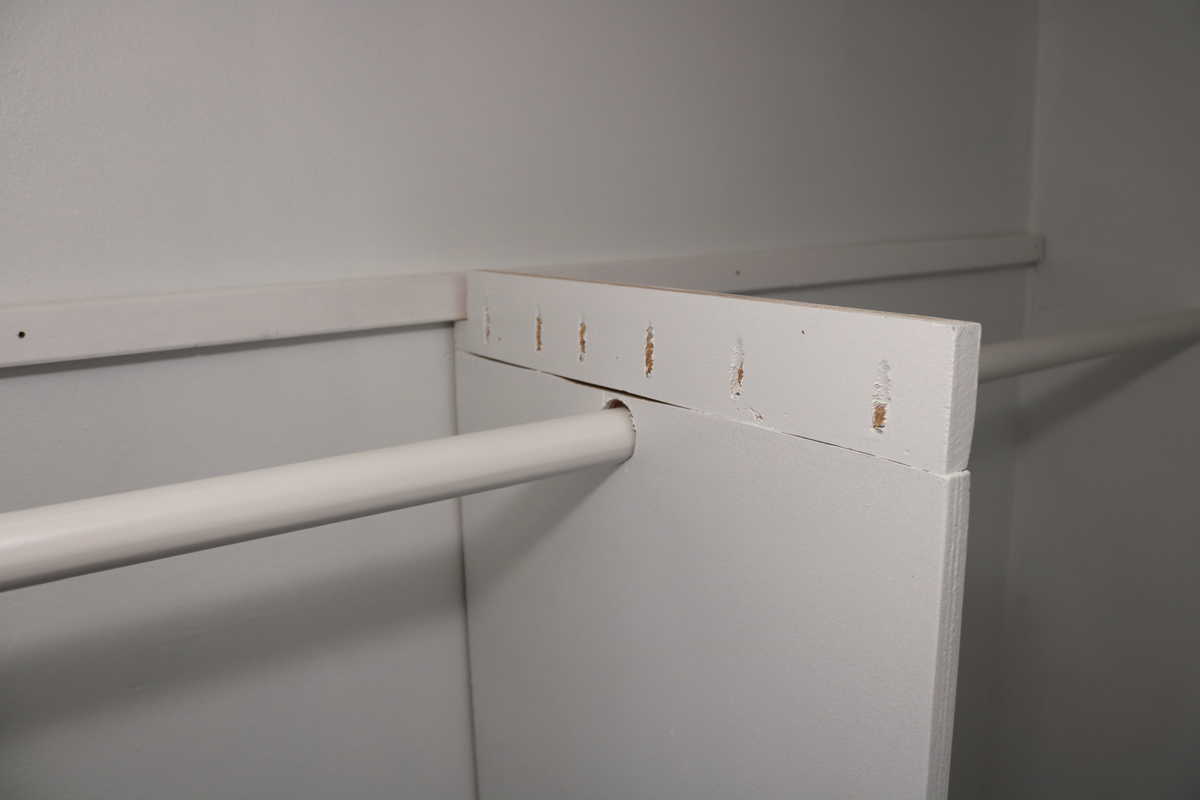 Master Closet Makeover Part 2 – B4 and Afters