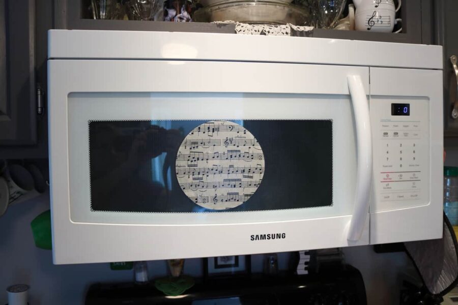 Seasonal Microwave Decor – B4 and Afters