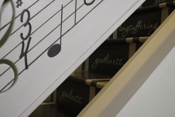 Music Stair Railing – Basement Custom Stair Railing