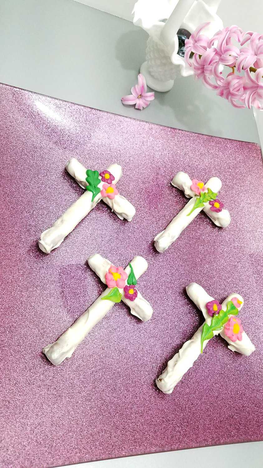 Chocolate Covered Cross Pretzels – B4 and Afters -Perfect for Easter