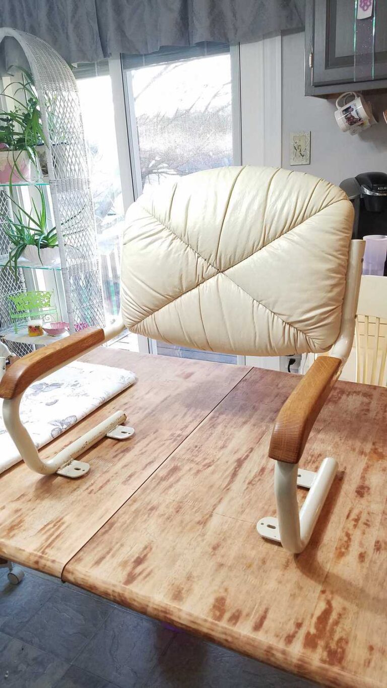 Removable Kitchen Chair Slipcovers – B4 and Afters -- Roller Dining Chairs