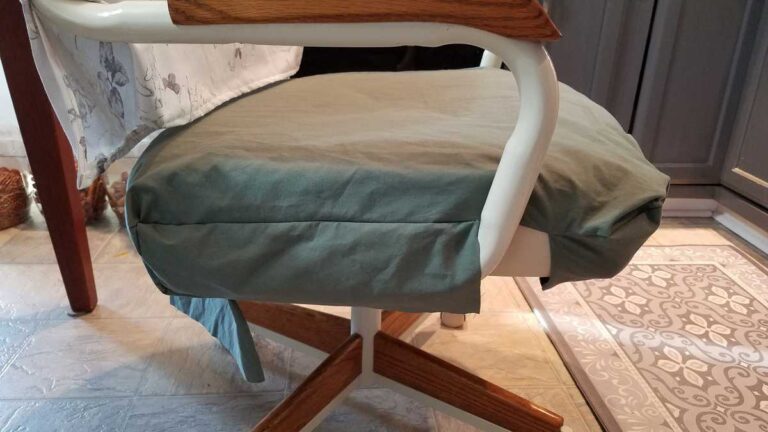 Removable Kitchen Chair Slipcovers – B4 and Afters -- Roller Dining Chairs