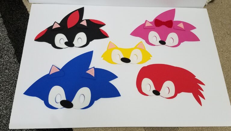 Face Masks for Sonic the Hedgehog Movie Characters – B4 and Afters
