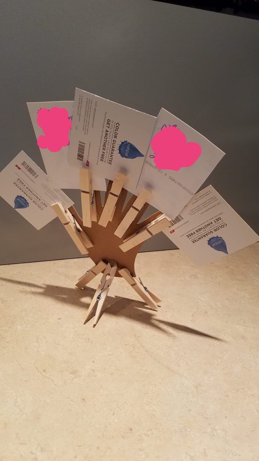 Clothespin Hand, a DIY Challenge Surprise Box – B4 and Afters