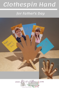 Clothespin Hand, a DIY Challenge Surprise Box – B4 and Afters