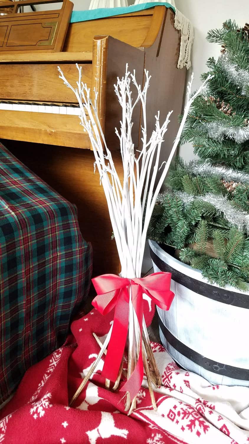 How to DIY Rustic Christmas Tree Picks – B4 and Afters