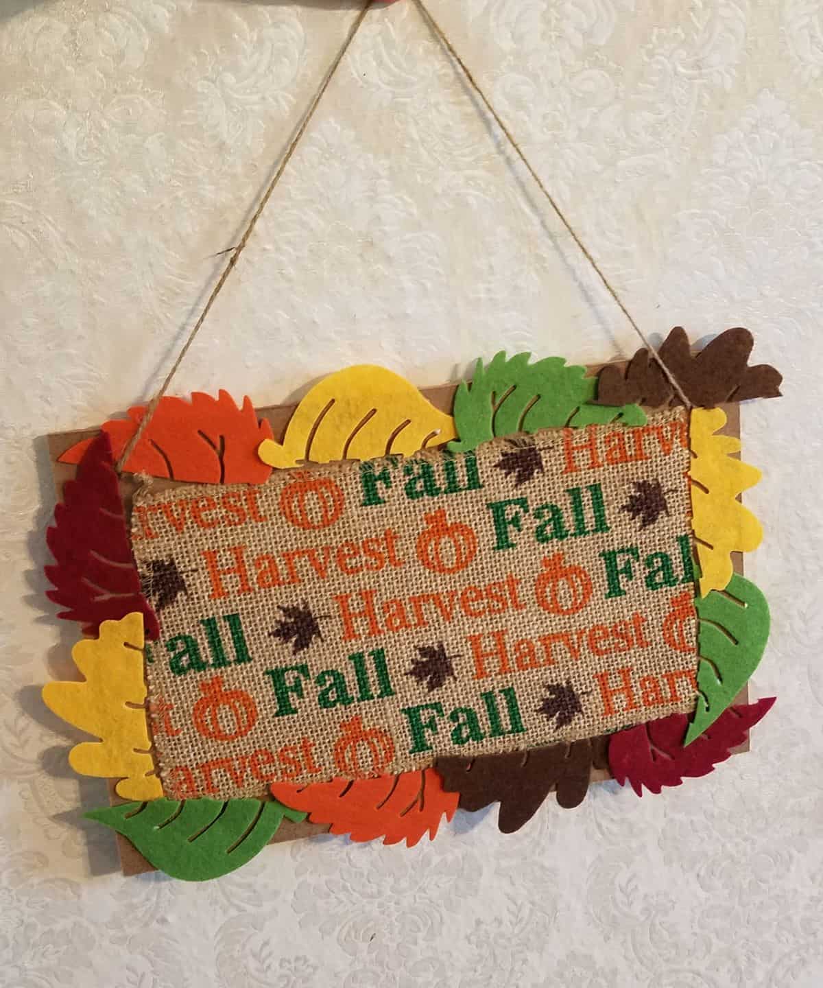Fall Signs using Leftover Beadboard – B4 and Afters