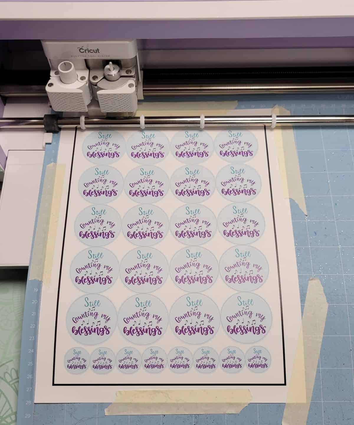 How to Easily Make Stickers Using a Cricut Machine – B4 and Afters