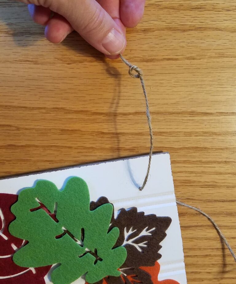 Fall Signs using Leftover Beadboard – B4 and Afters