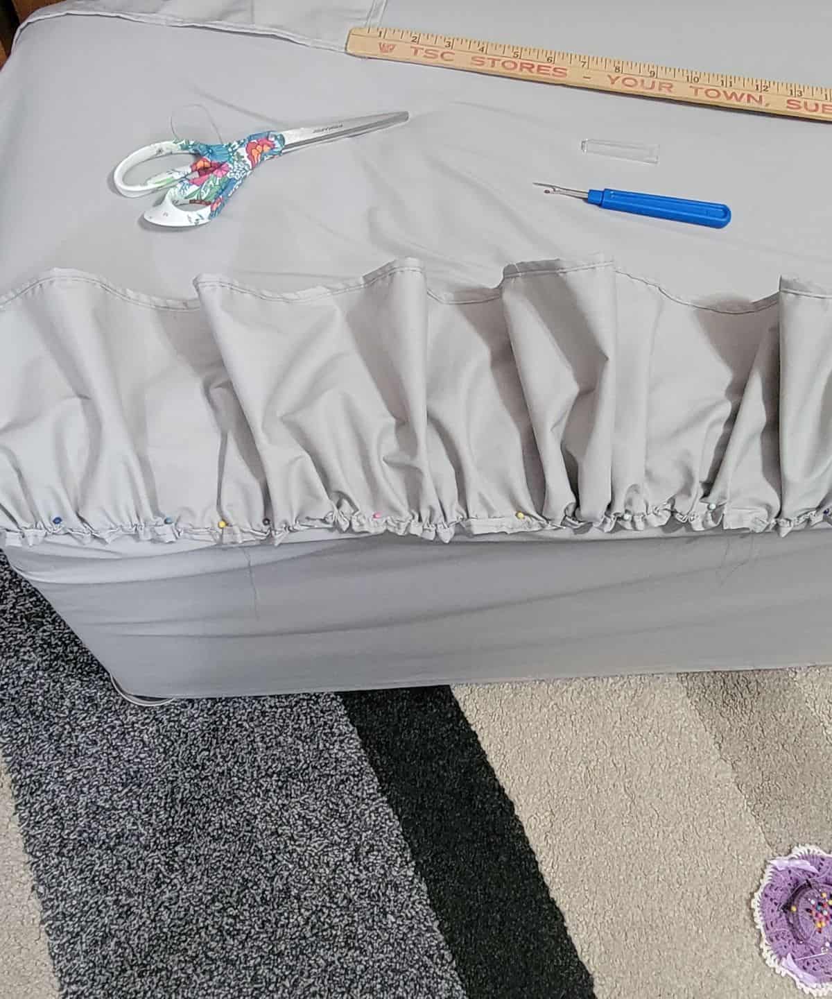 How to Sew a DIY Storage Bench Cover – B4 and Afters