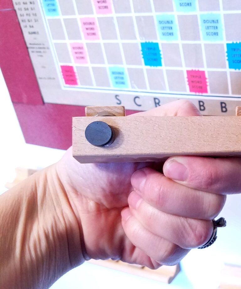 Scrabble, Fridge Magnet Version – B4 and Afters - using my Xyron magnet