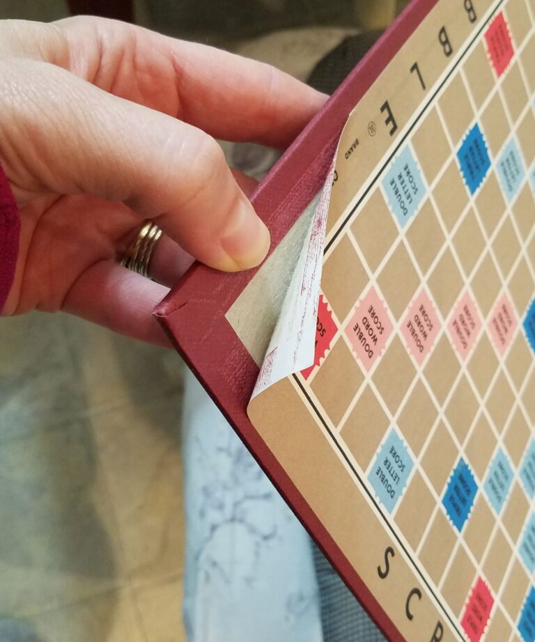 Scrabble, Fridge Magnet Version – B4 and Afters - using my Xyron magnet
