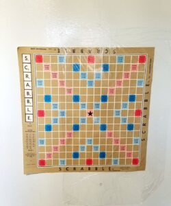 Scrabble, Fridge Magnet Version – B4 and Afters - using my Xyron magnet