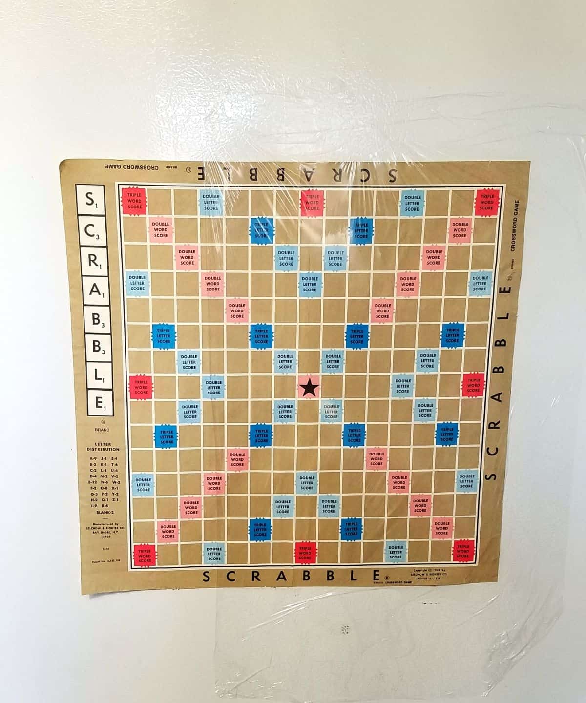 Scrabble, Fridge Magnet Version – B4 and Afters - using my Xyron magnet