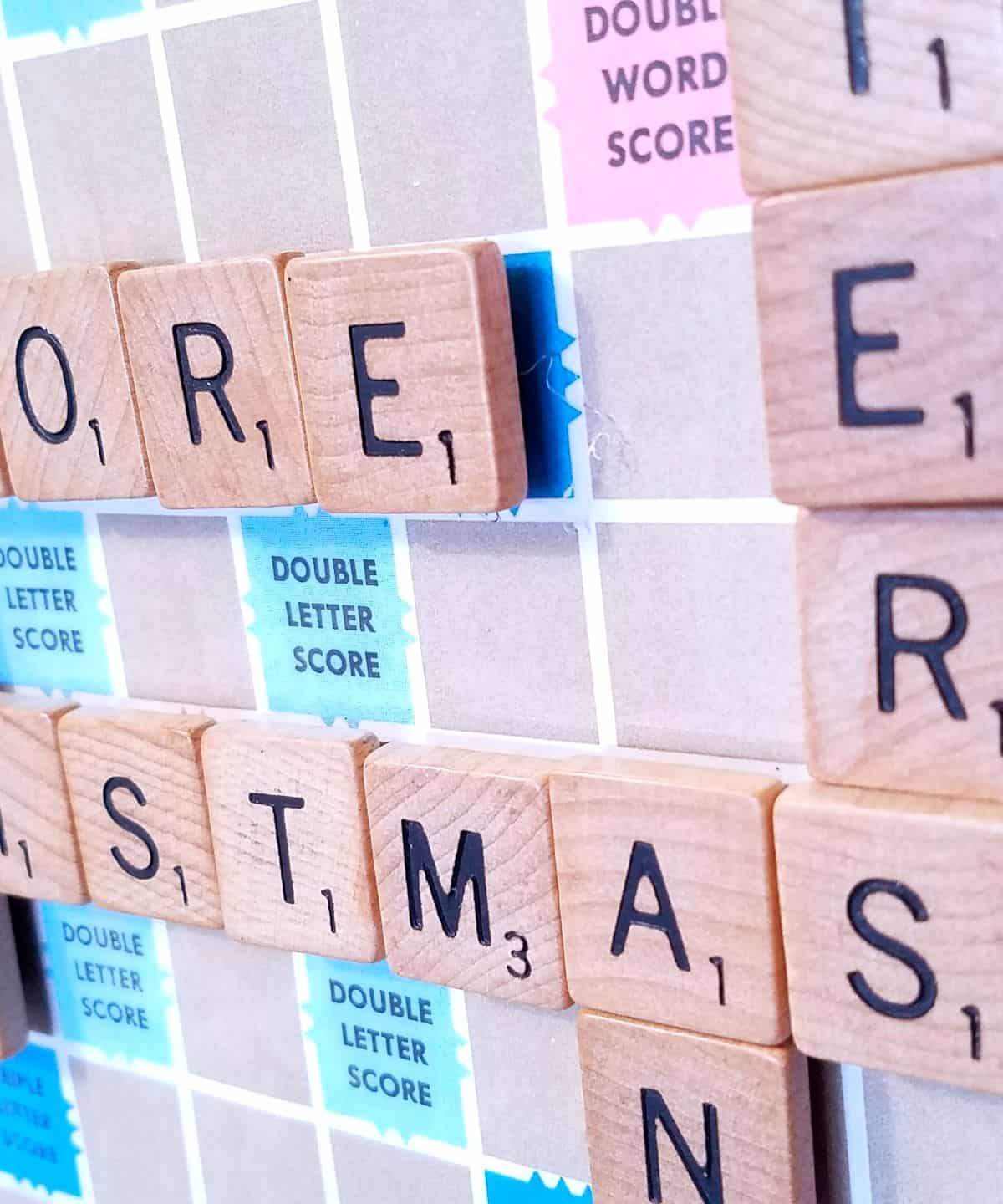 Scrabble, Fridge Magnet Version – B4 and Afters - using my Xyron magnet