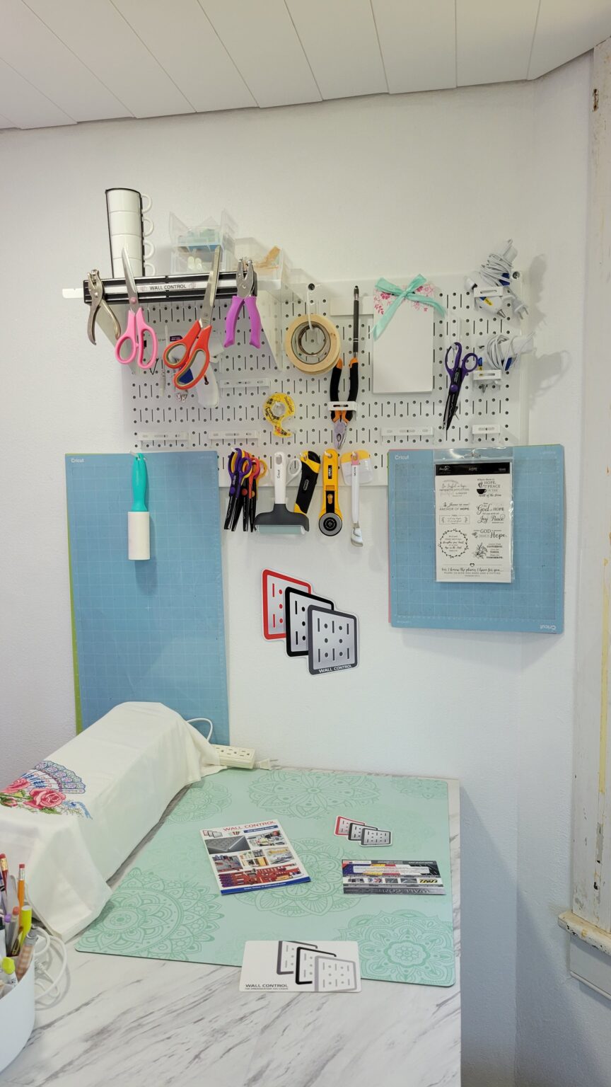 How to Accomplish Craft Room Wall Organization Quickly – B4 and Afters
