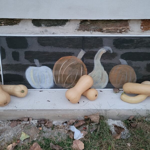 Fall Signs using Leftover Beadboard – B4 and Afters