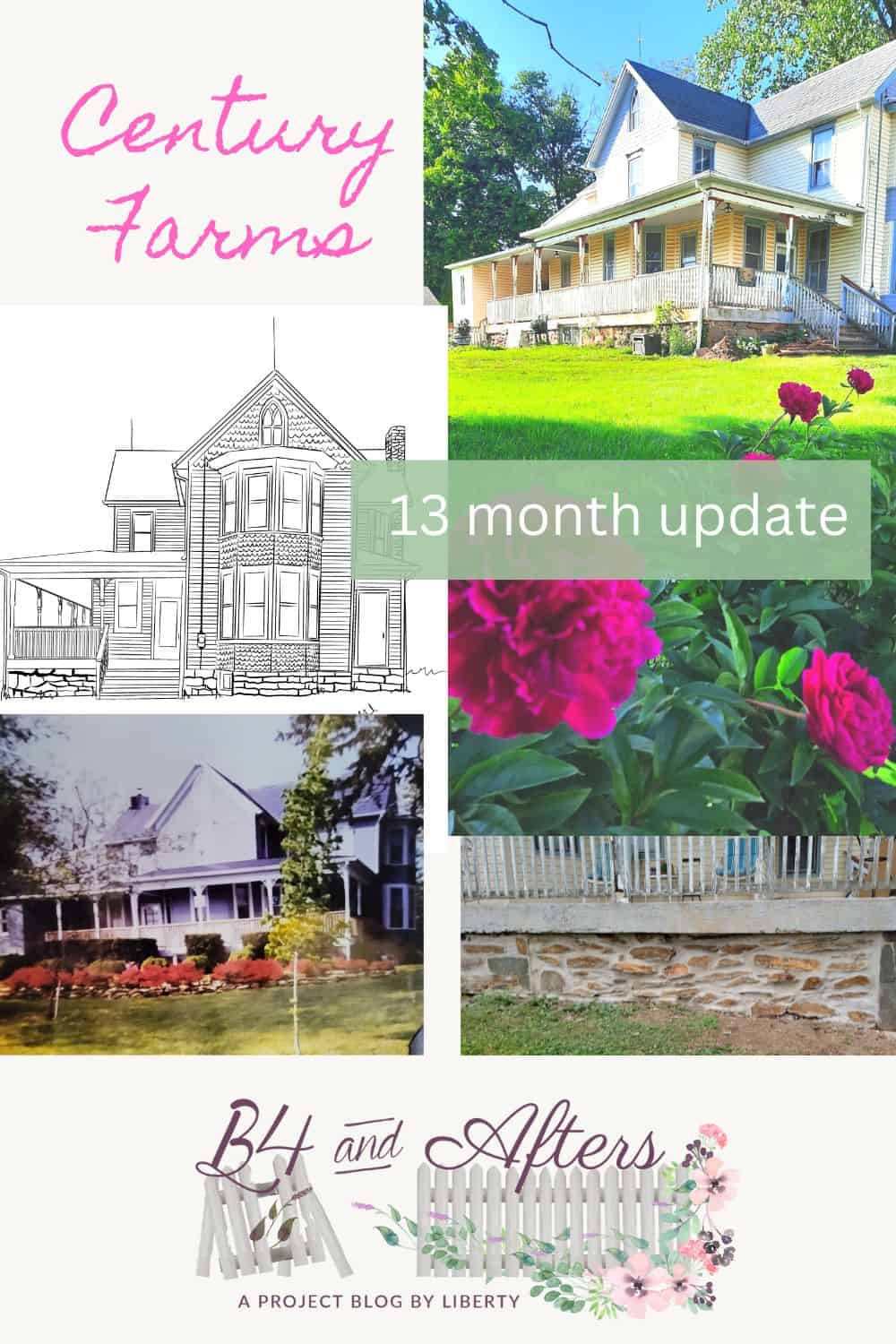 2023 Thirteen Month Update on our Farmhouse Fixer Upper – B4 and Afters