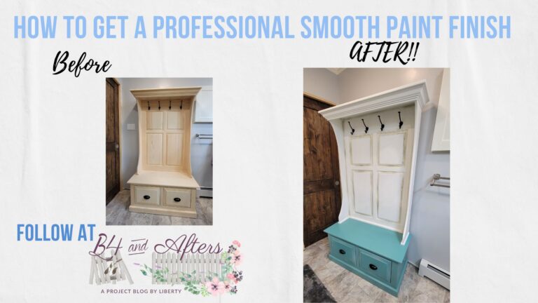 How to Get a Professional Smooth Paint Finish – B4 and Afters