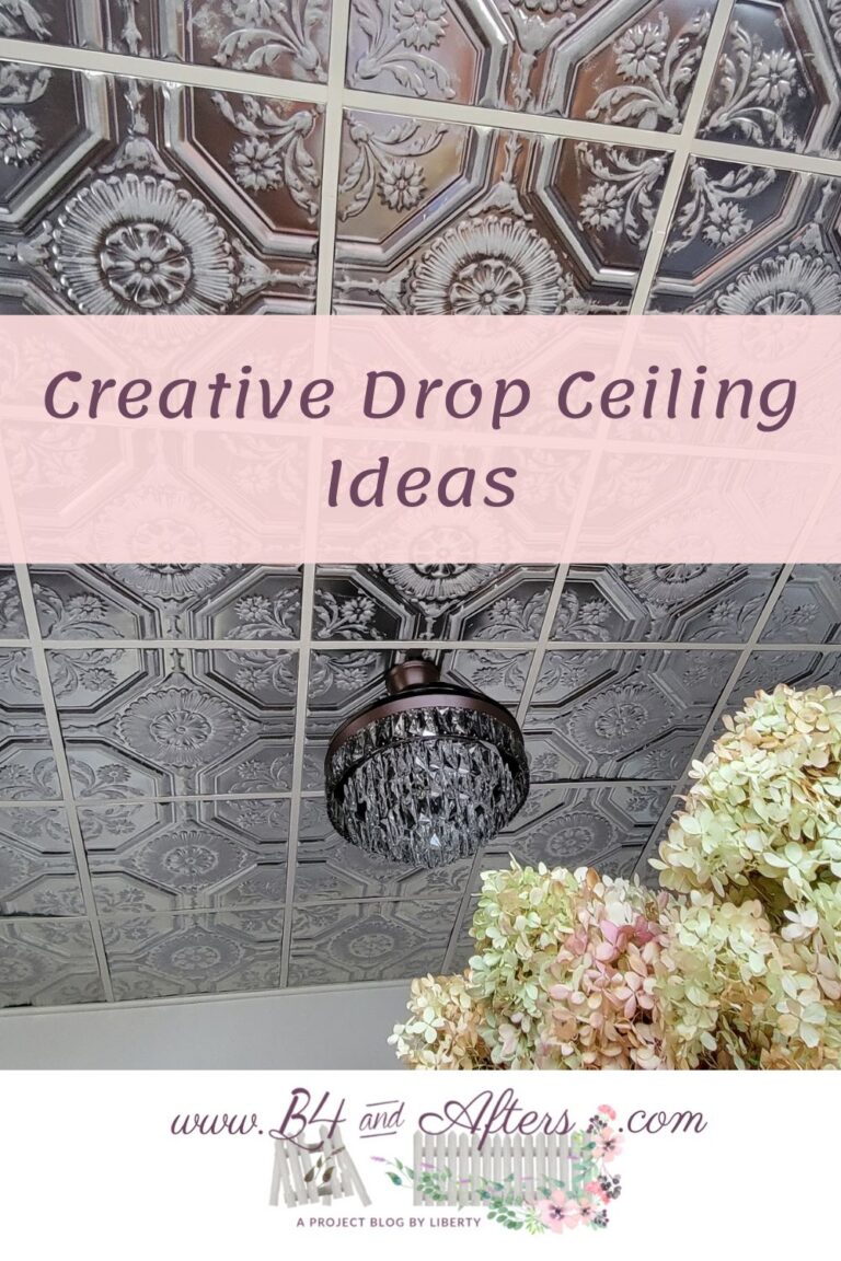 Creative Drop Ceiling Ideas – B4 and Afters