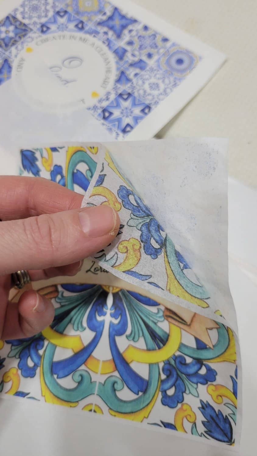 Mod Podge Napkin Sign – B4 and Afters