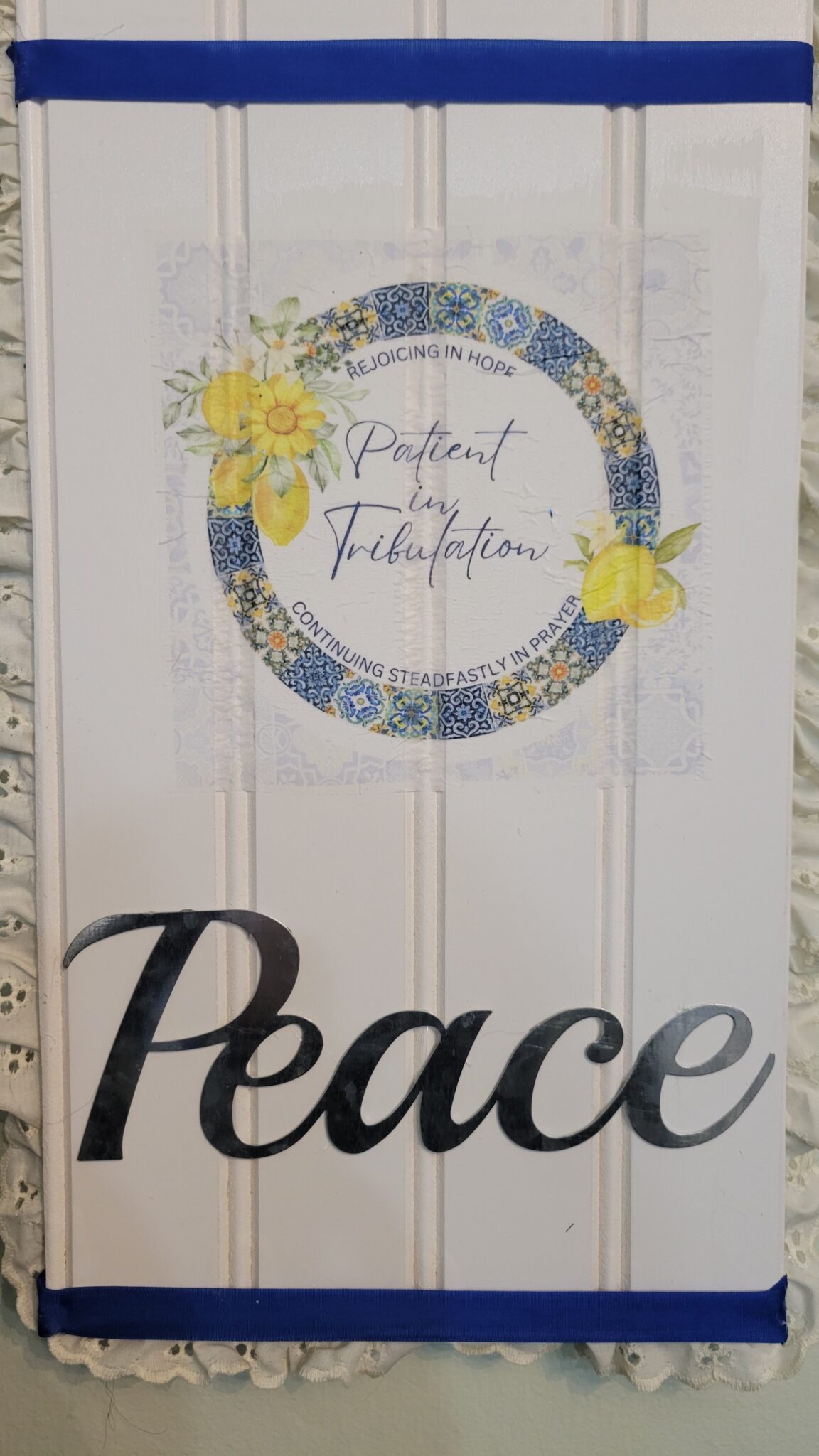 Mod Podge Napkin Sign – B4 and Afters