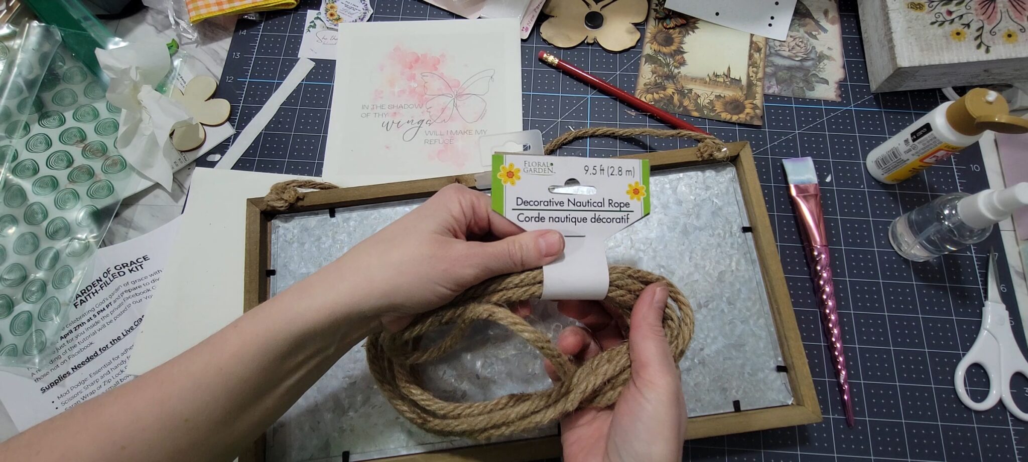 Butterfly Rustic Galvanized Sign Idea – B4 and Afters